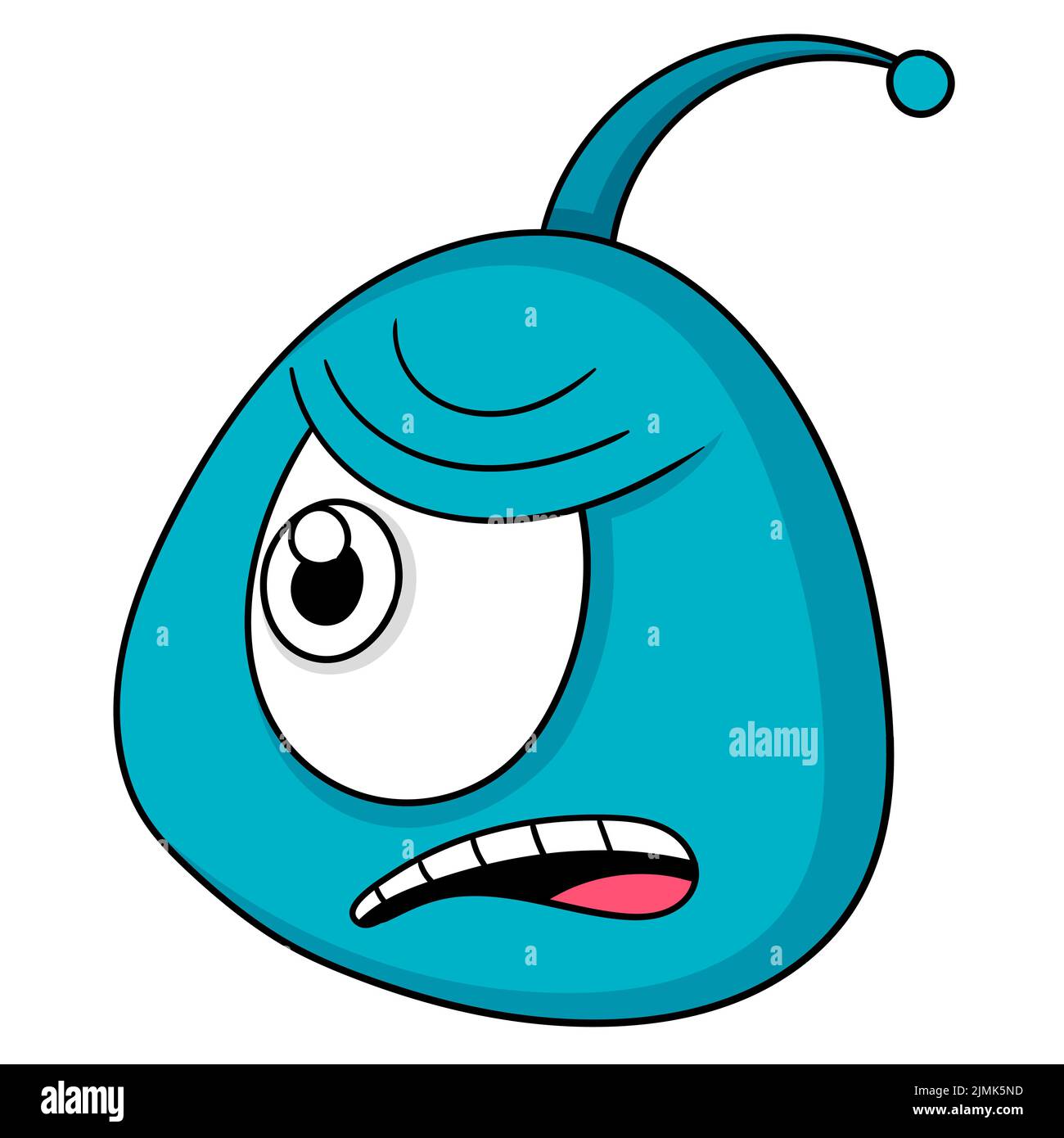 cartoon curious creature animal head Stock Vector Image & Art - Alamy