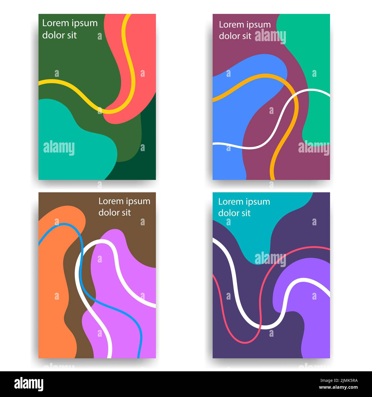 simple modern brochure cover set templates Stock Vector Image & Art - Alamy