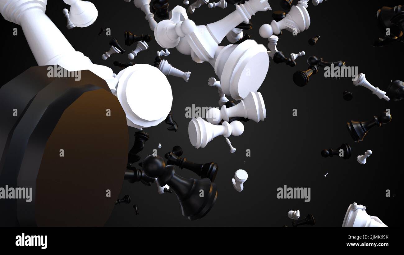 King falling down hi-res stock photography and images - Alamy