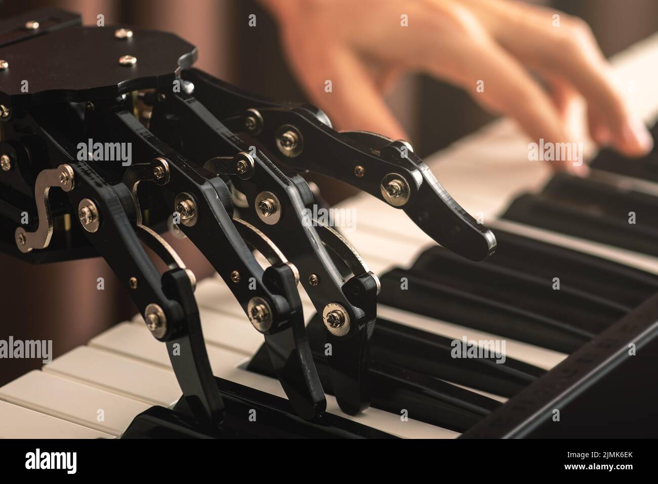 Robotic hand piano hi-res stock photography and images - Alamy
