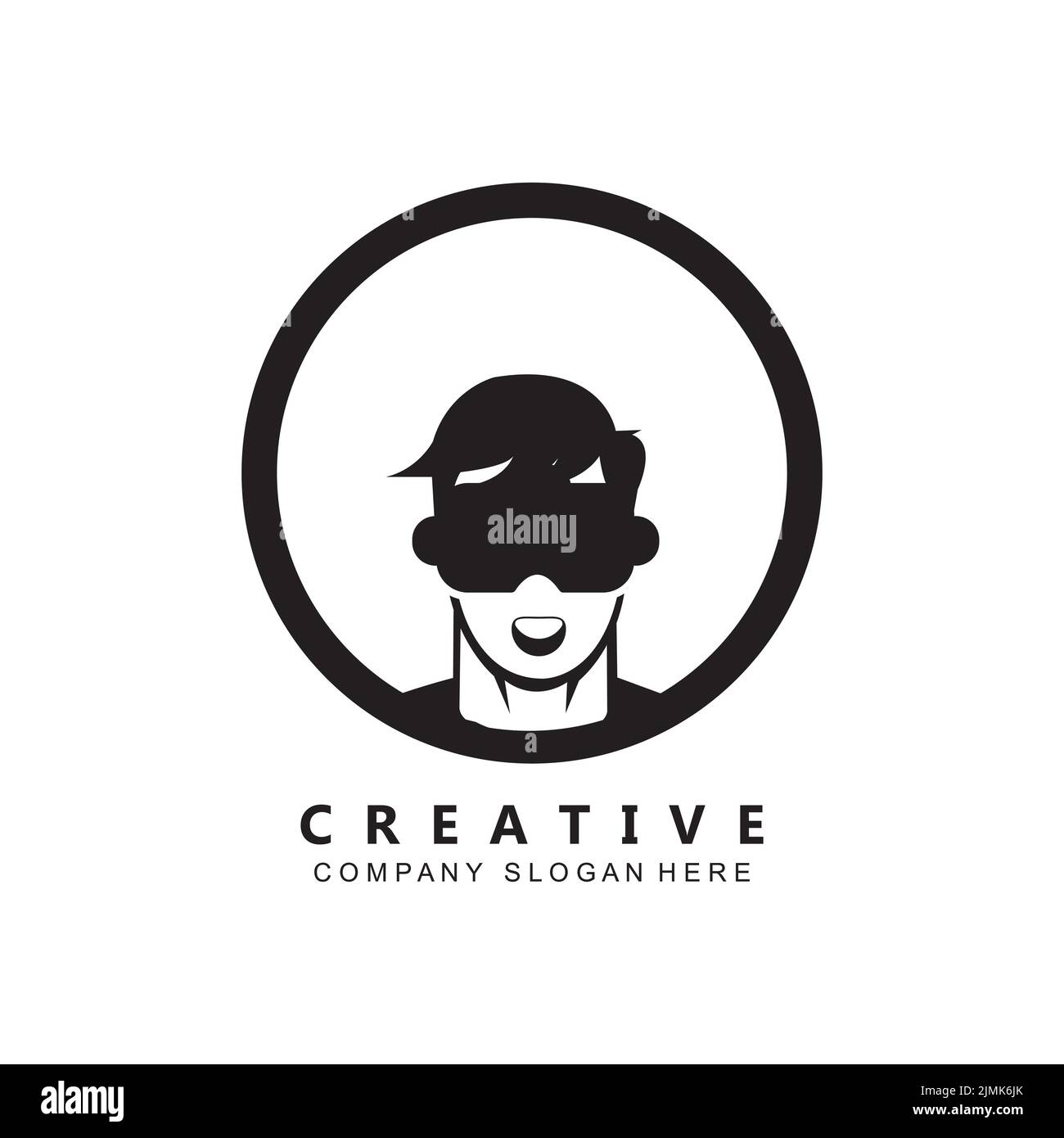 Human technology logo Stock Vector Images - Alamy