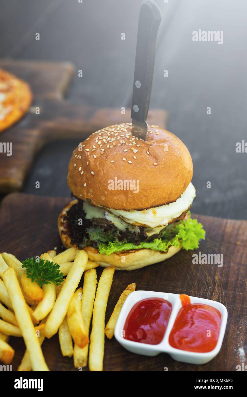 Two delicious french fries hi-res stock photography and images - Alamy