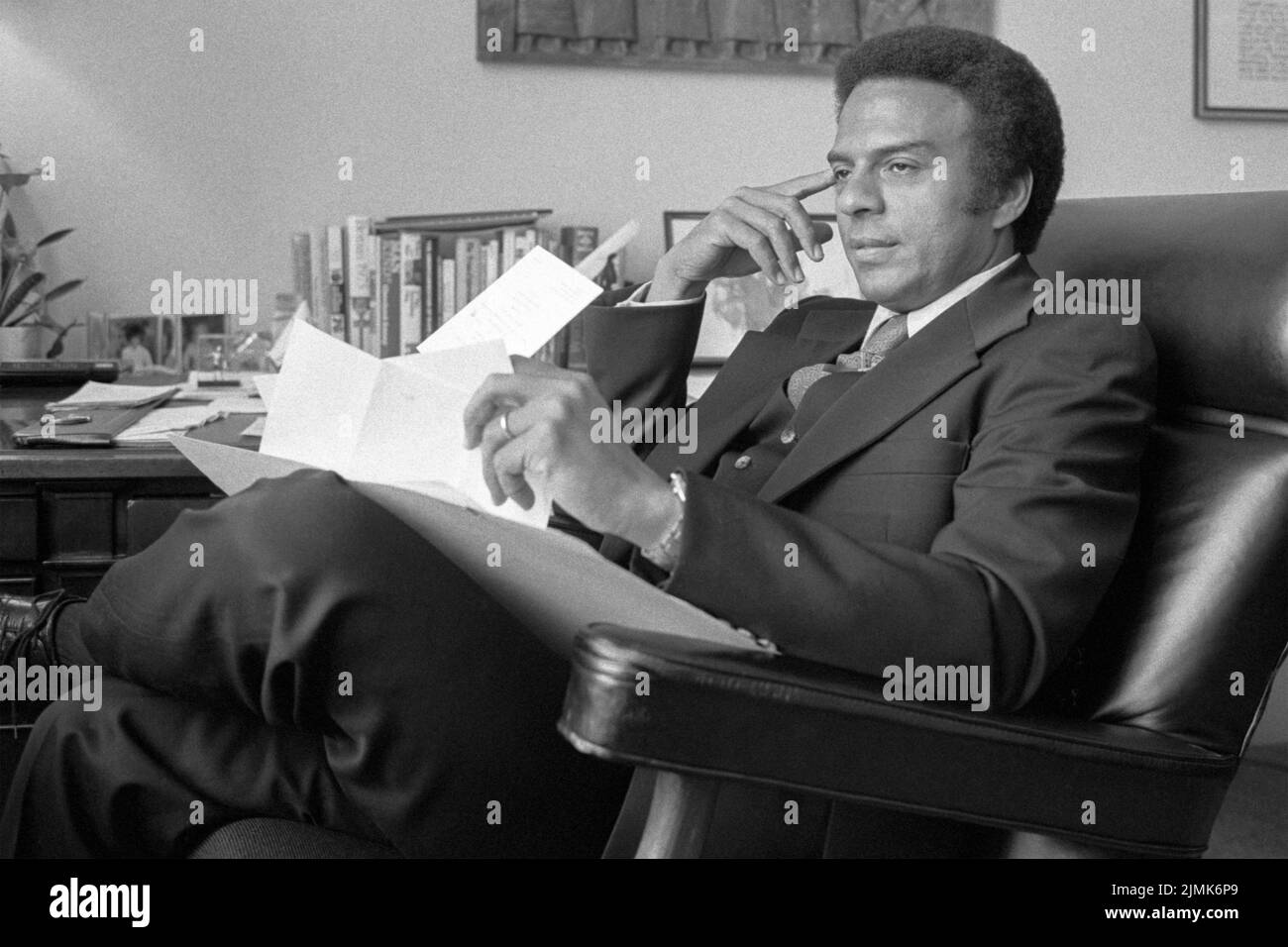 Andrew Young, a Democratic Congressman from Georgia, on May 6, 1976 ...