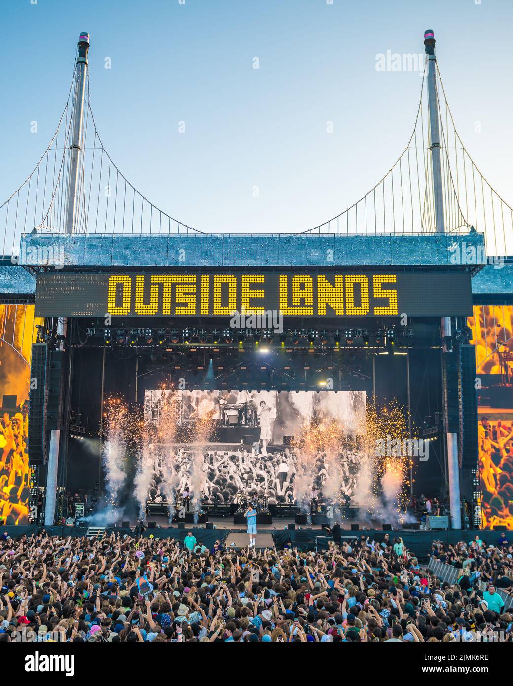 Jack Harlow performs on the Lands End Stage during the Outside Lands ...