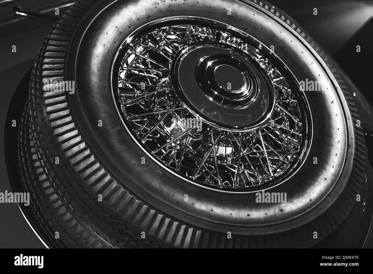 Retro car model Black and White Stock Photos & Images - Alamy