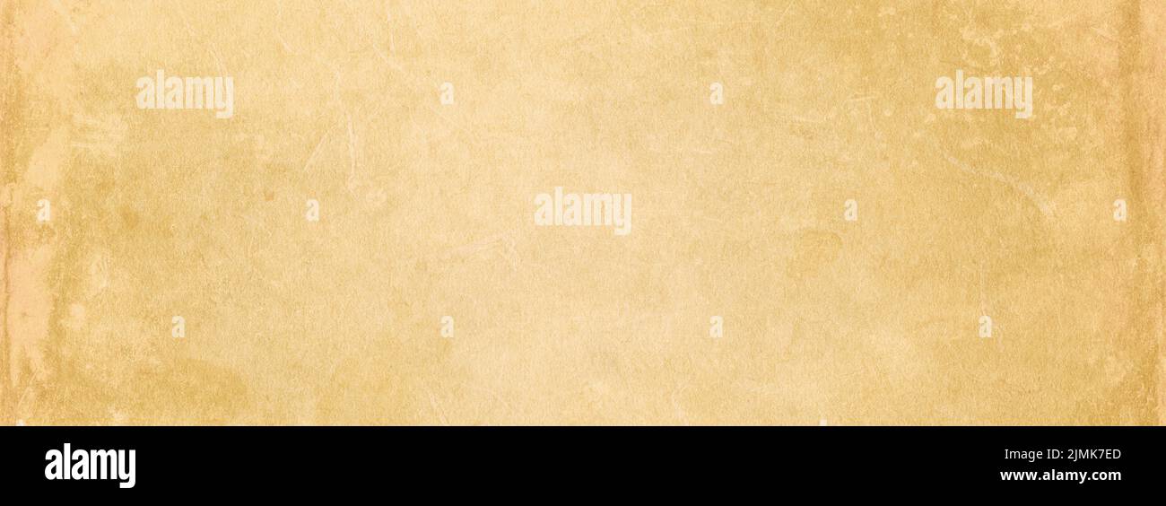 Old parchment paper. Banner texture Stock Photo - Alamy