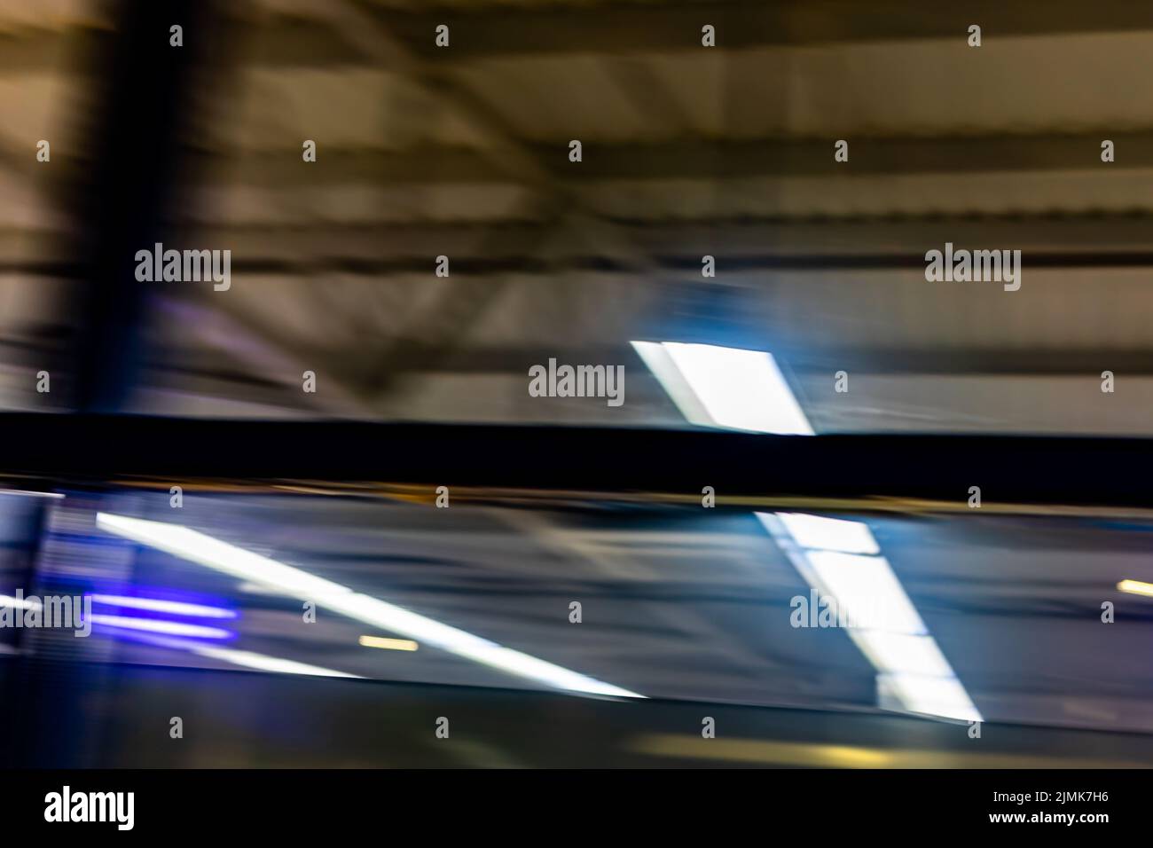 Modern LED spotlight for indoor lighting. The concept of conservation ...