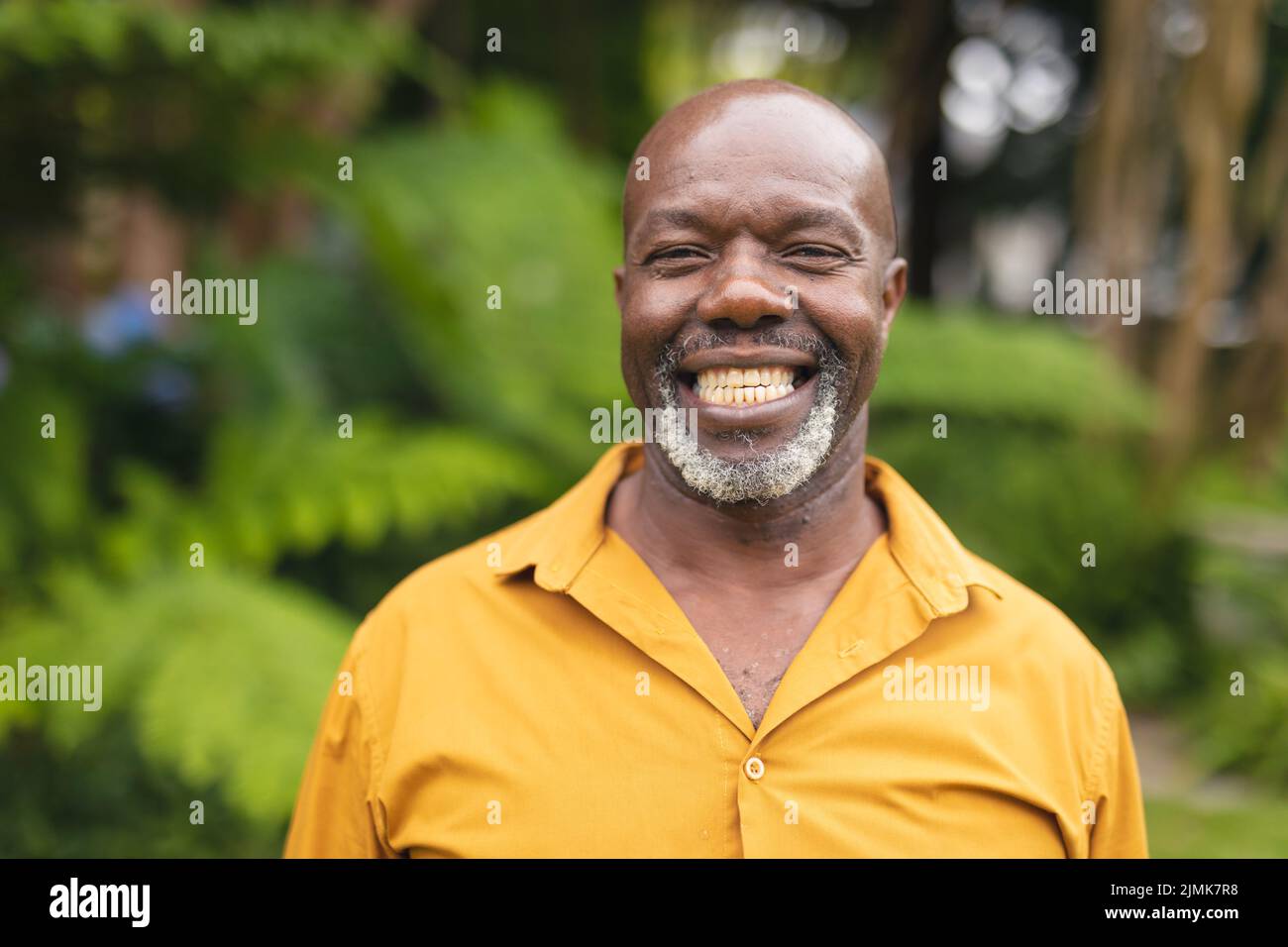 African american senior man standing hi-res stock photography and ...