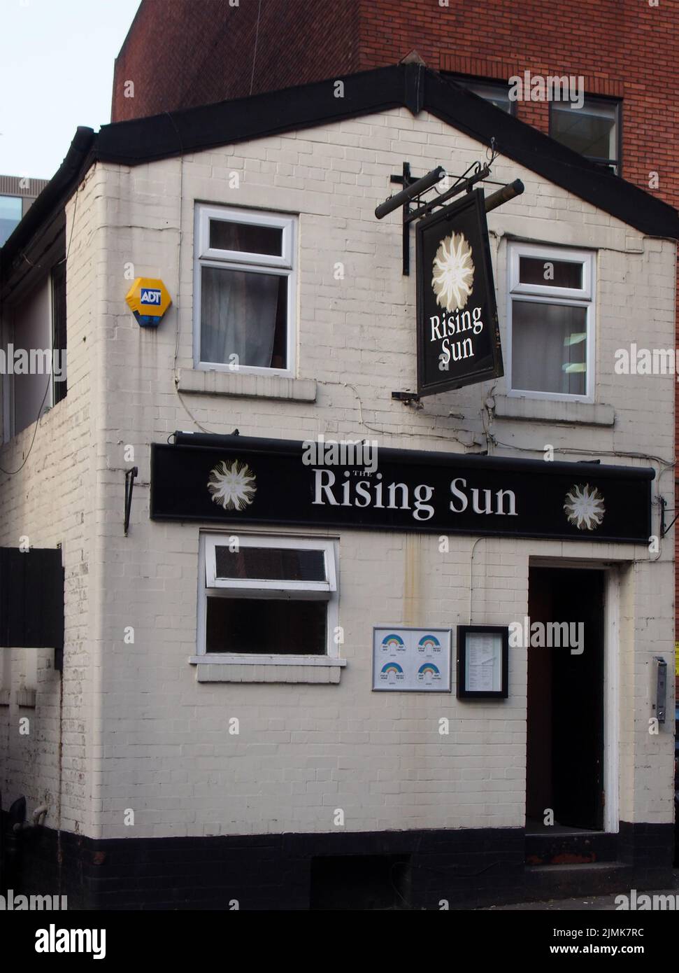 The rising sun public house on queen street in central manchester Stock ...