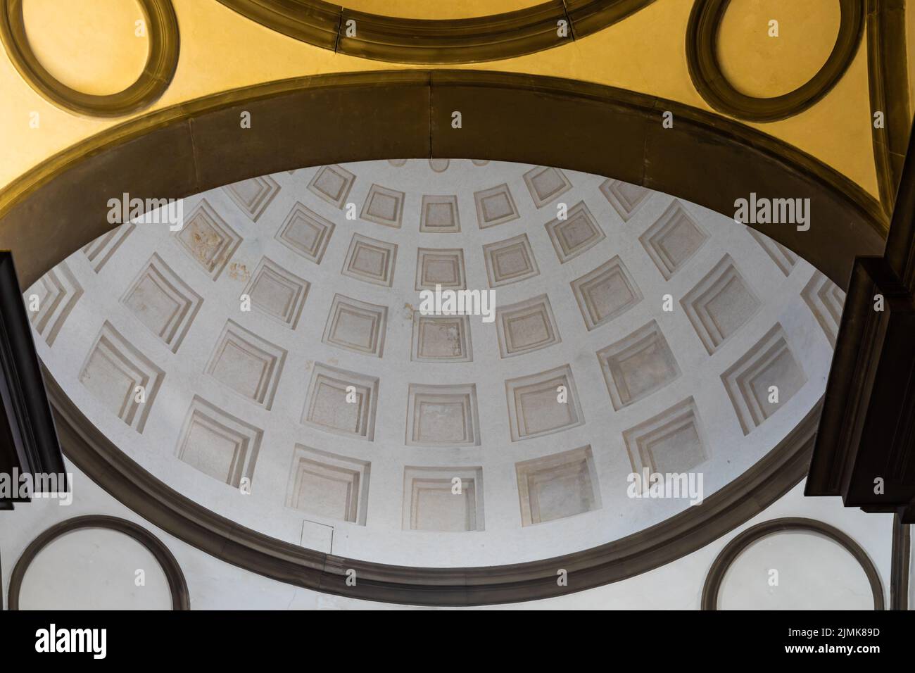 Medici Chapels interior - Cappelle Medicee. Michelangelo Renaissance ...