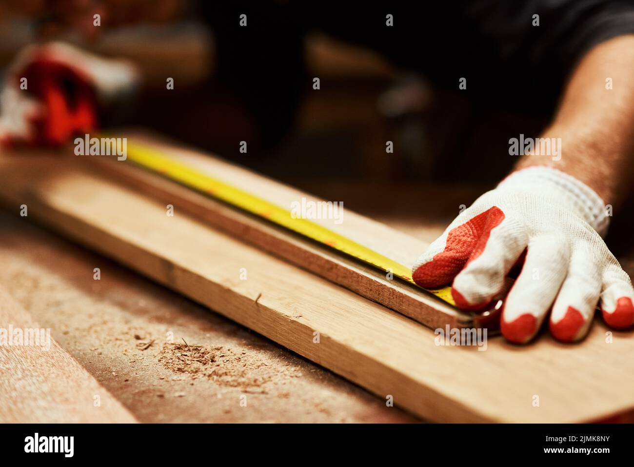 The measurements seem to be correct. Closeup of an unrecognizable male ...