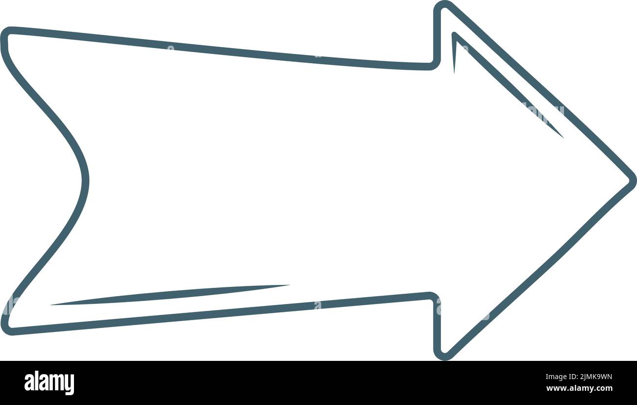 Narrow arrow Stock Vector Images - Alamy