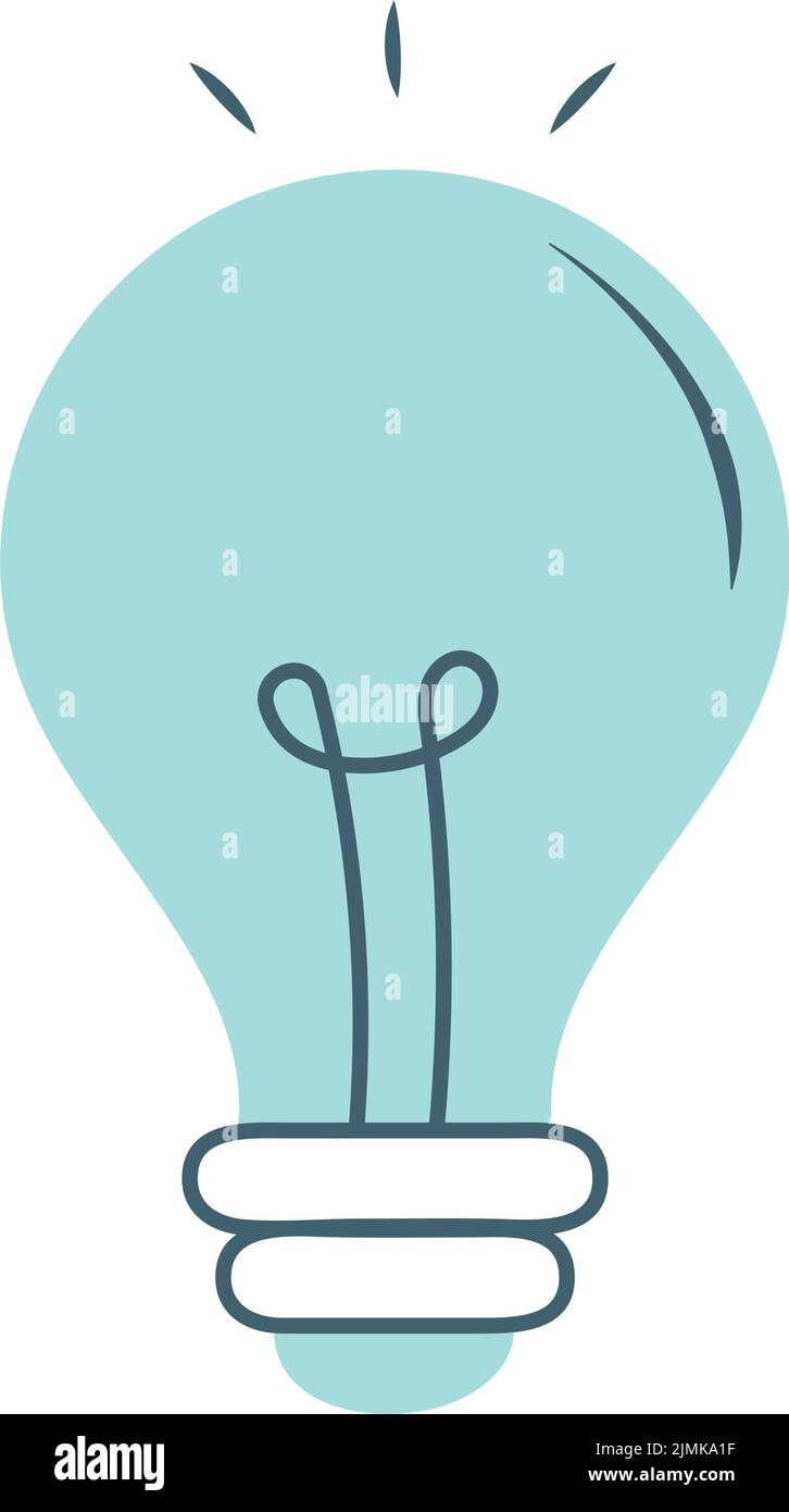 blue lightbulb design Stock Vector Image & Art - Alamy