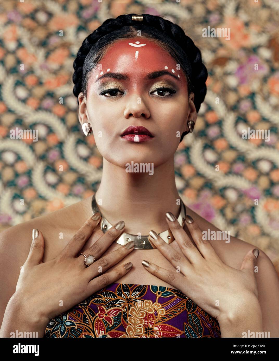 I feel the most beautiful in my traditional gear. Portrait of an ...