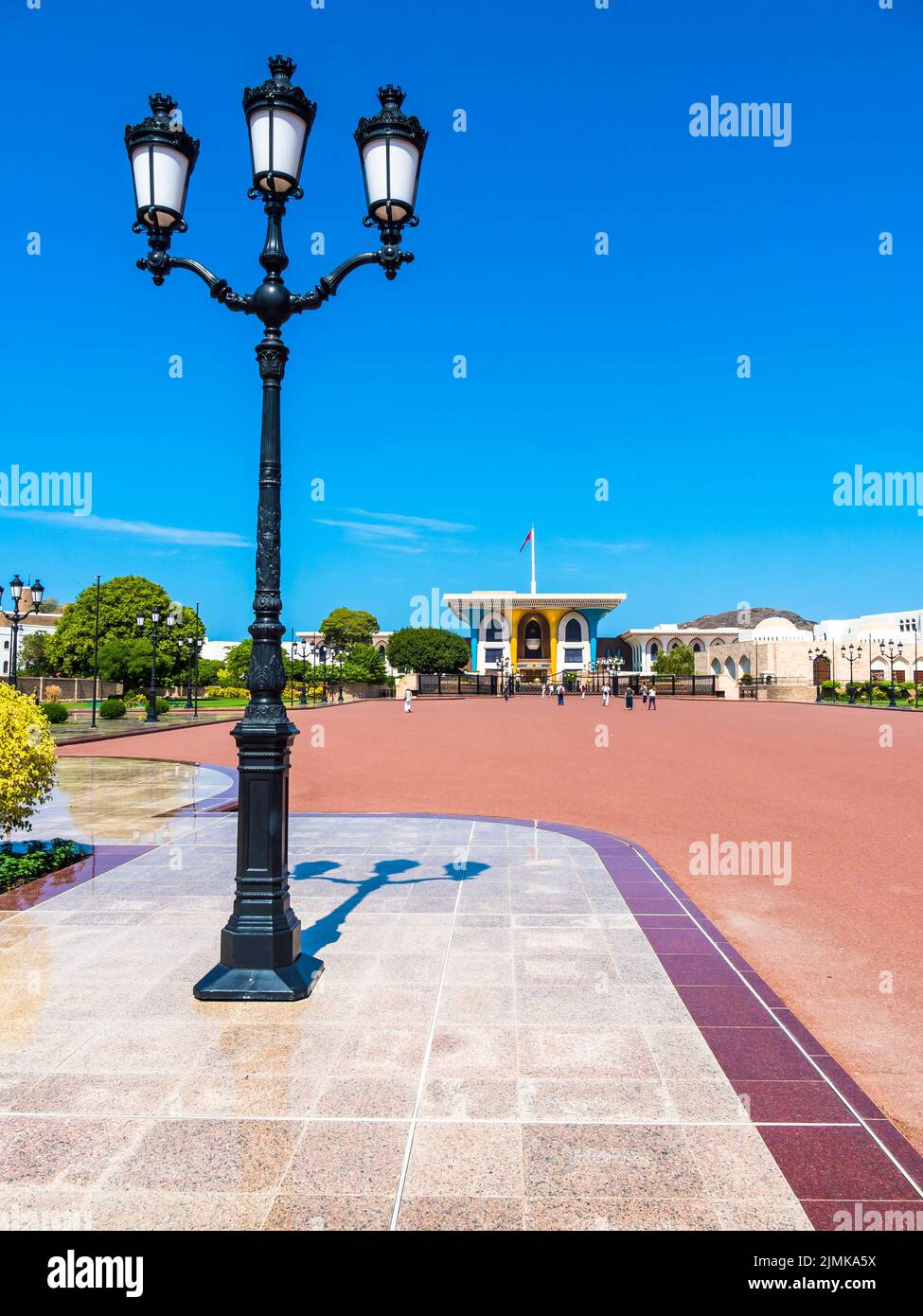 The Al-Alam Sultan's Palace of Sultan Qaboos Stock Photo - Alamy