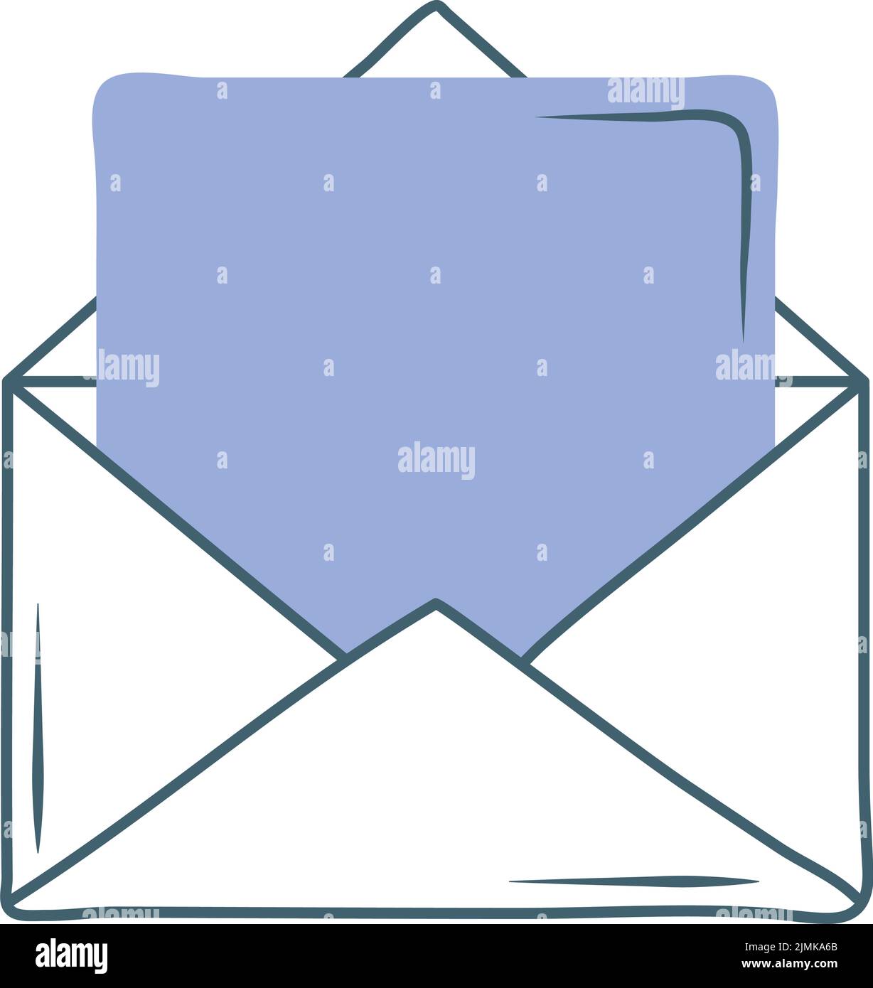 envelope with letter Stock Vector Image & Art - Alamy