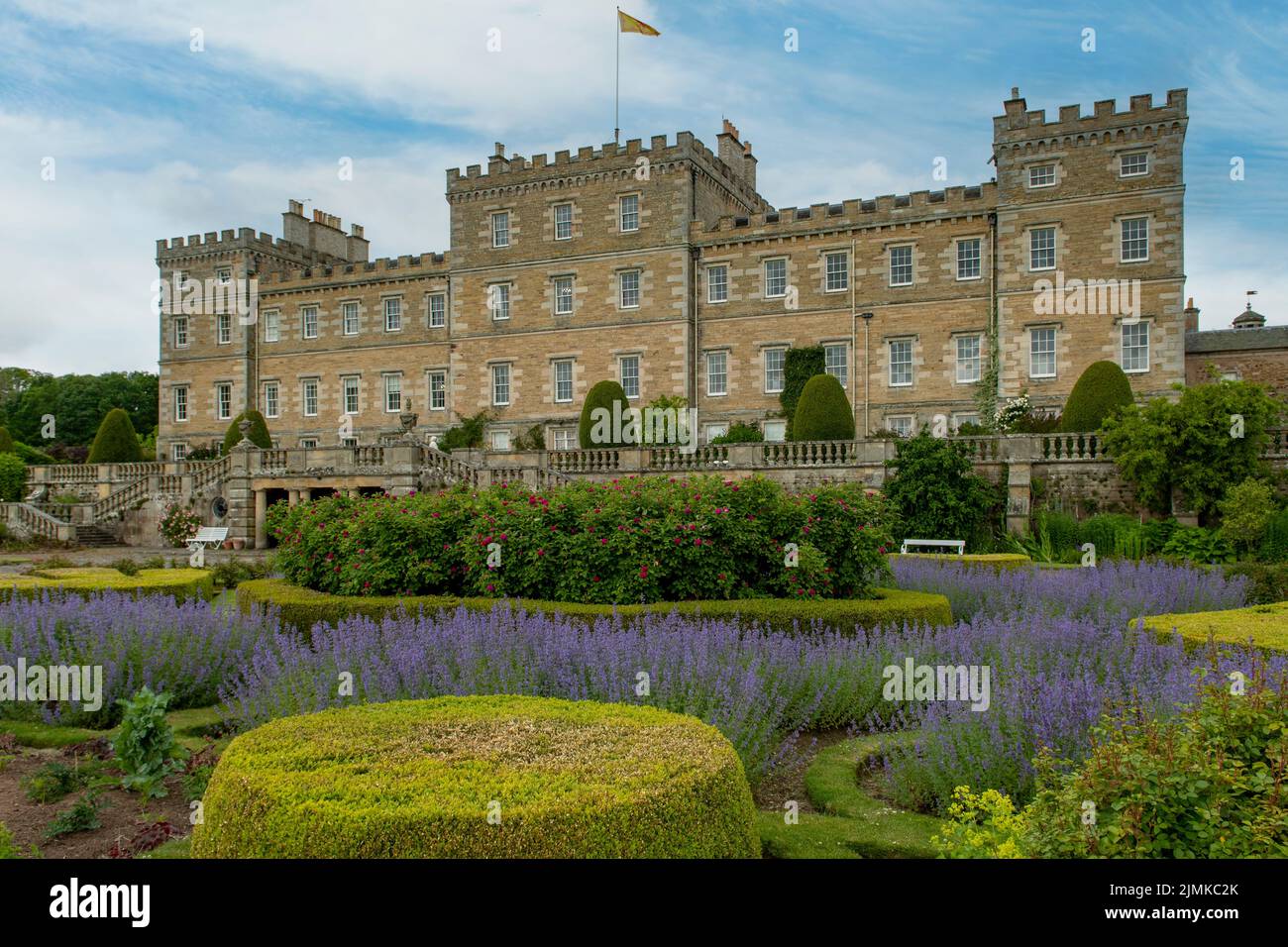 Mellerstain House and Gardens, Gordon, The Borders, Scotland Stock ...