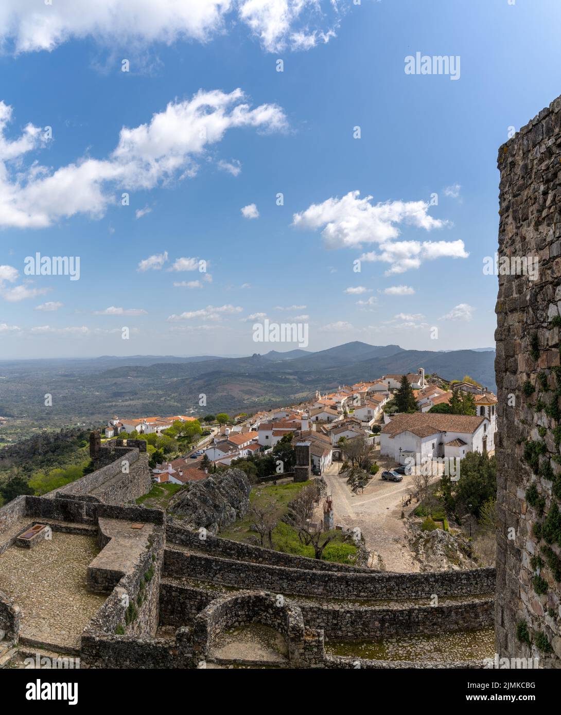 Ruins of the santa maria do castelo church hi-res stock photography and ...