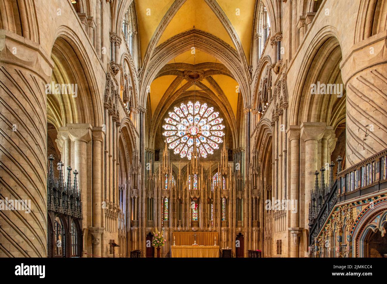Durham cathedral interior hi-res stock photography and images - Alamy