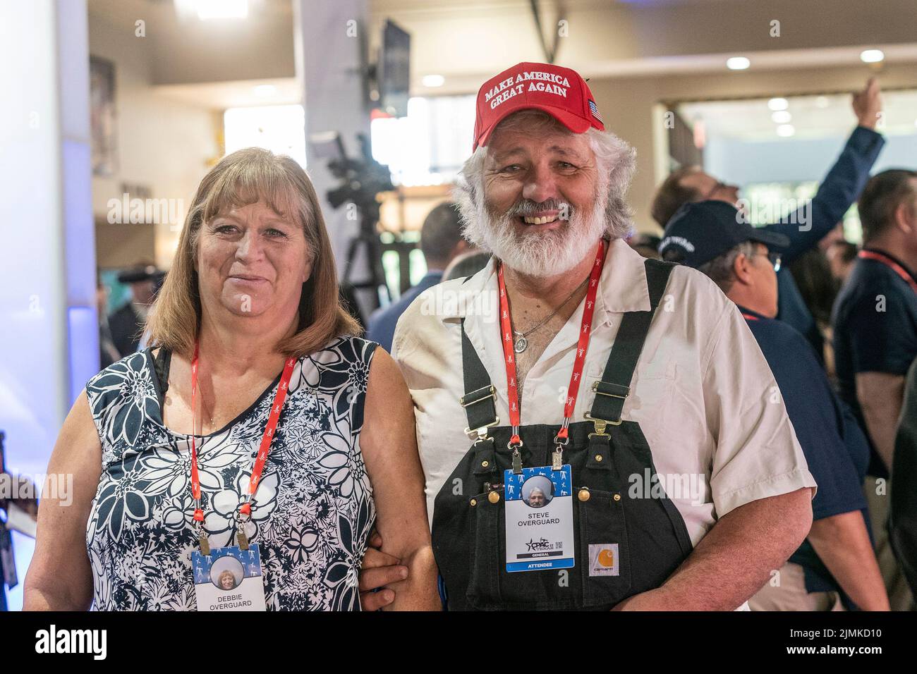Dallas, Texas, USA. 6th Aug, 2022. Steve and Debbie Overguard from ...