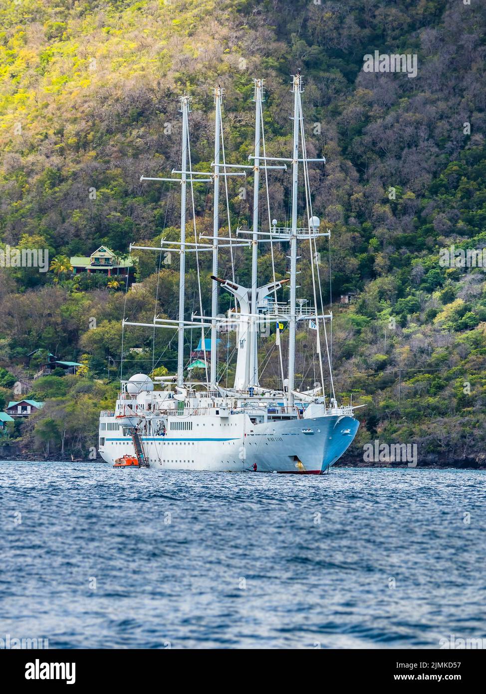 Luxury Seleship Wind Star in the bay of Port Elisabeth Stock Photo - Alamy