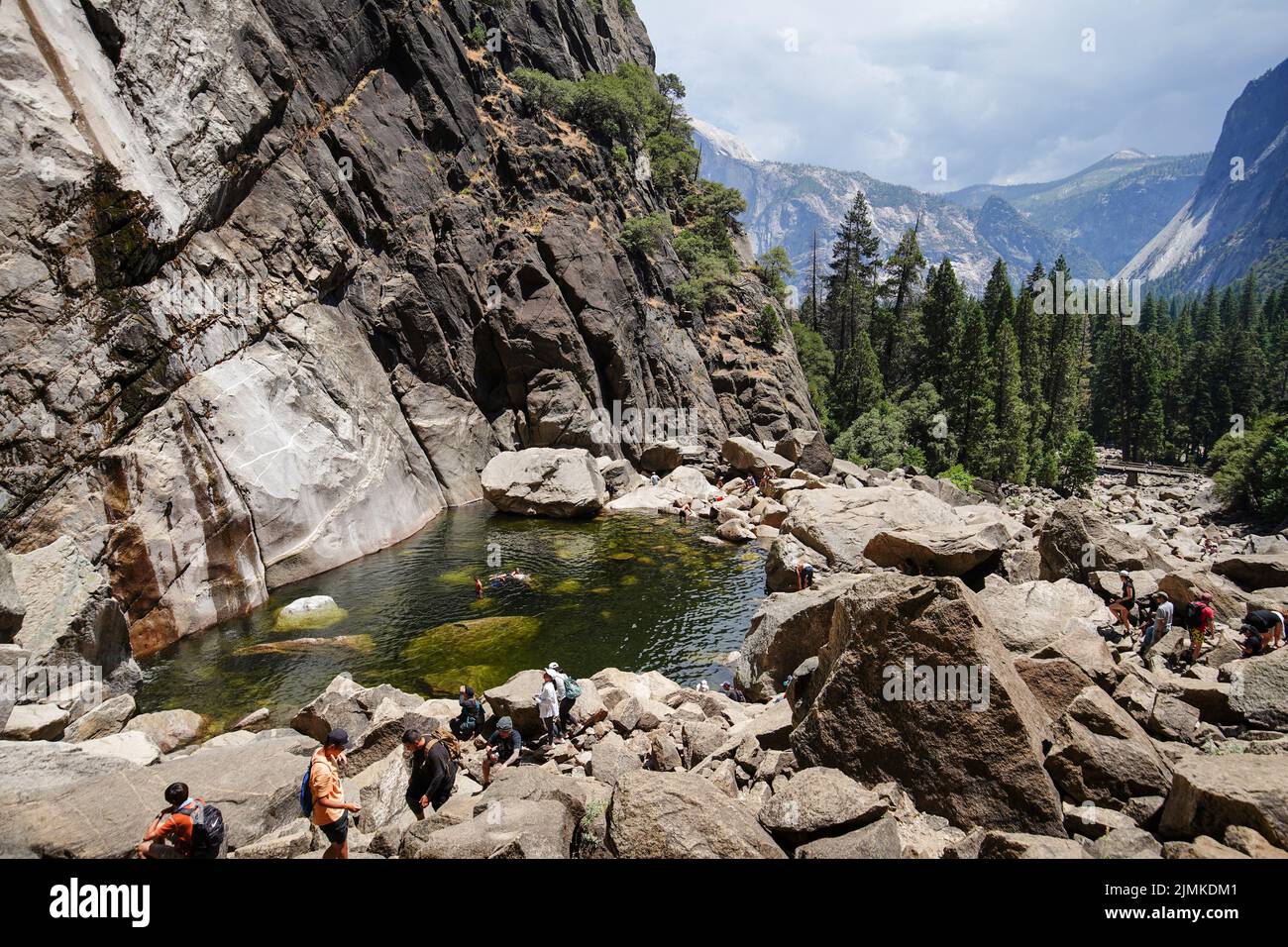 The landscape of Yosemite National Park. Yosemite National Park, a ...