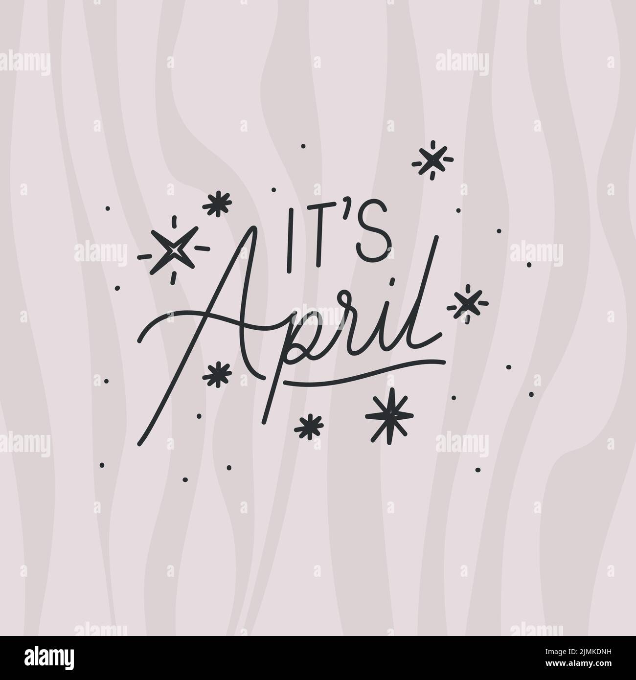 cartel of its april Stock Vector Image & Art - Alamy