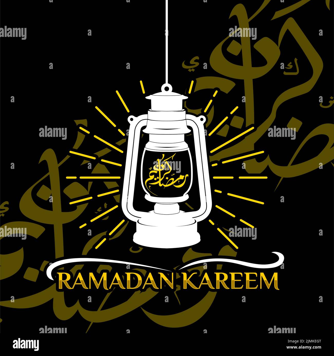 Islamic background arabic pattern and traditional lamp hi-res stock ...