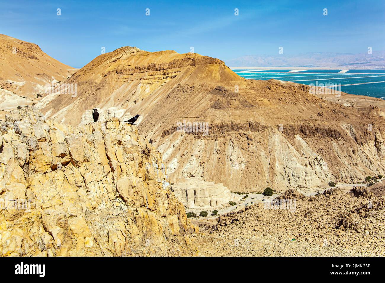 The ancient mountains of the Desert Stock Photo - Alamy