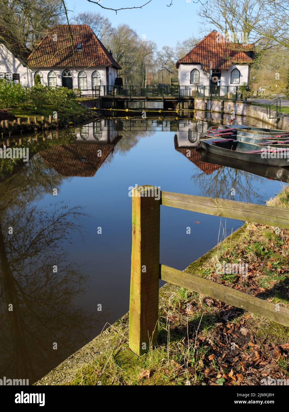 Watermill in the netherlands Stock Photo - Alamy