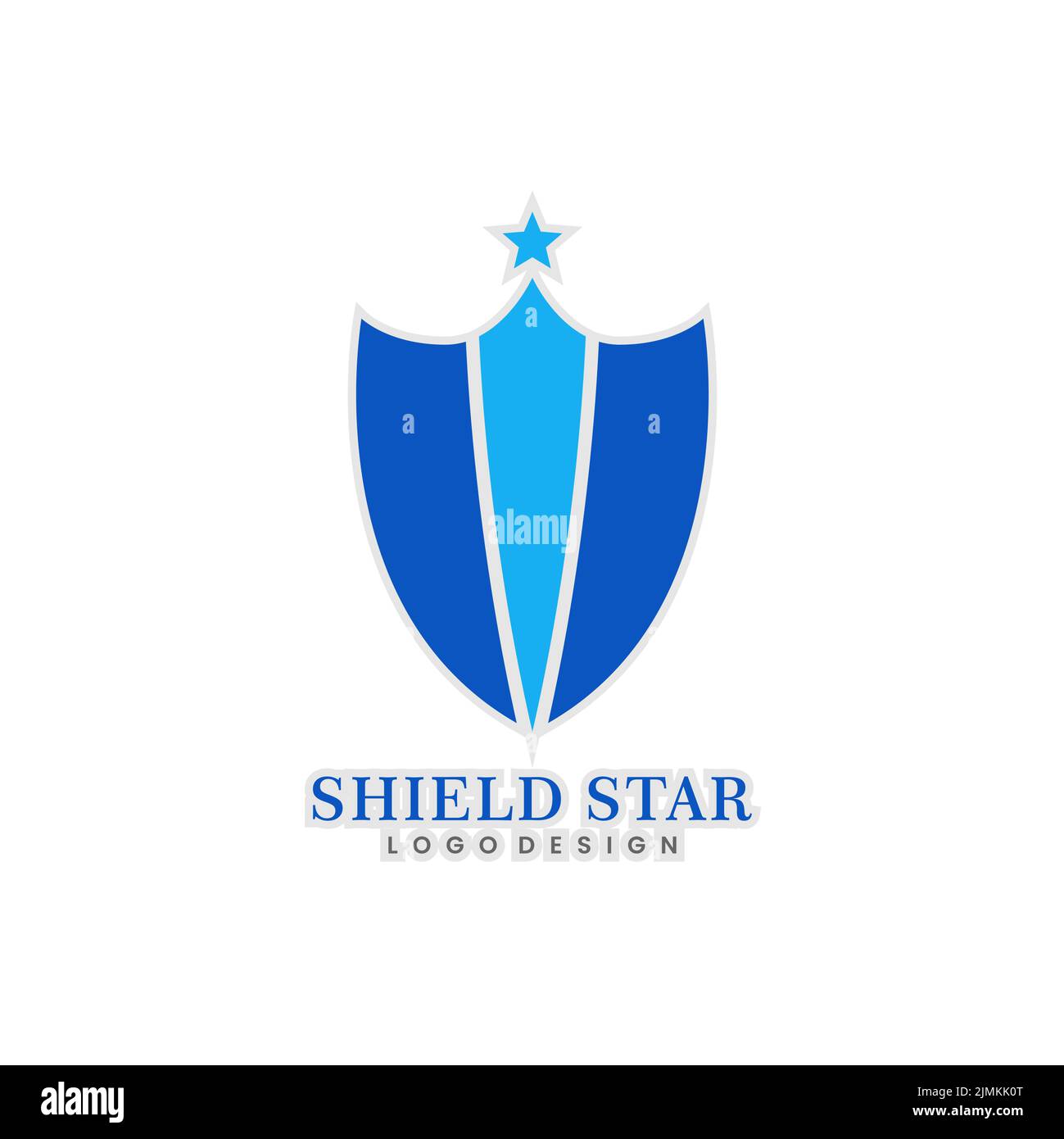 Shield And Star Logo Design Inspiration Stock Vector Image & Art - Alamy