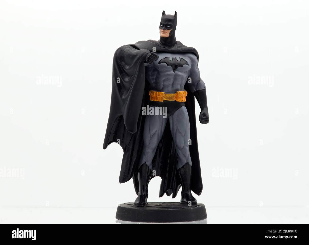 Batman miniature isolated on white background Stock Photo - Alamy