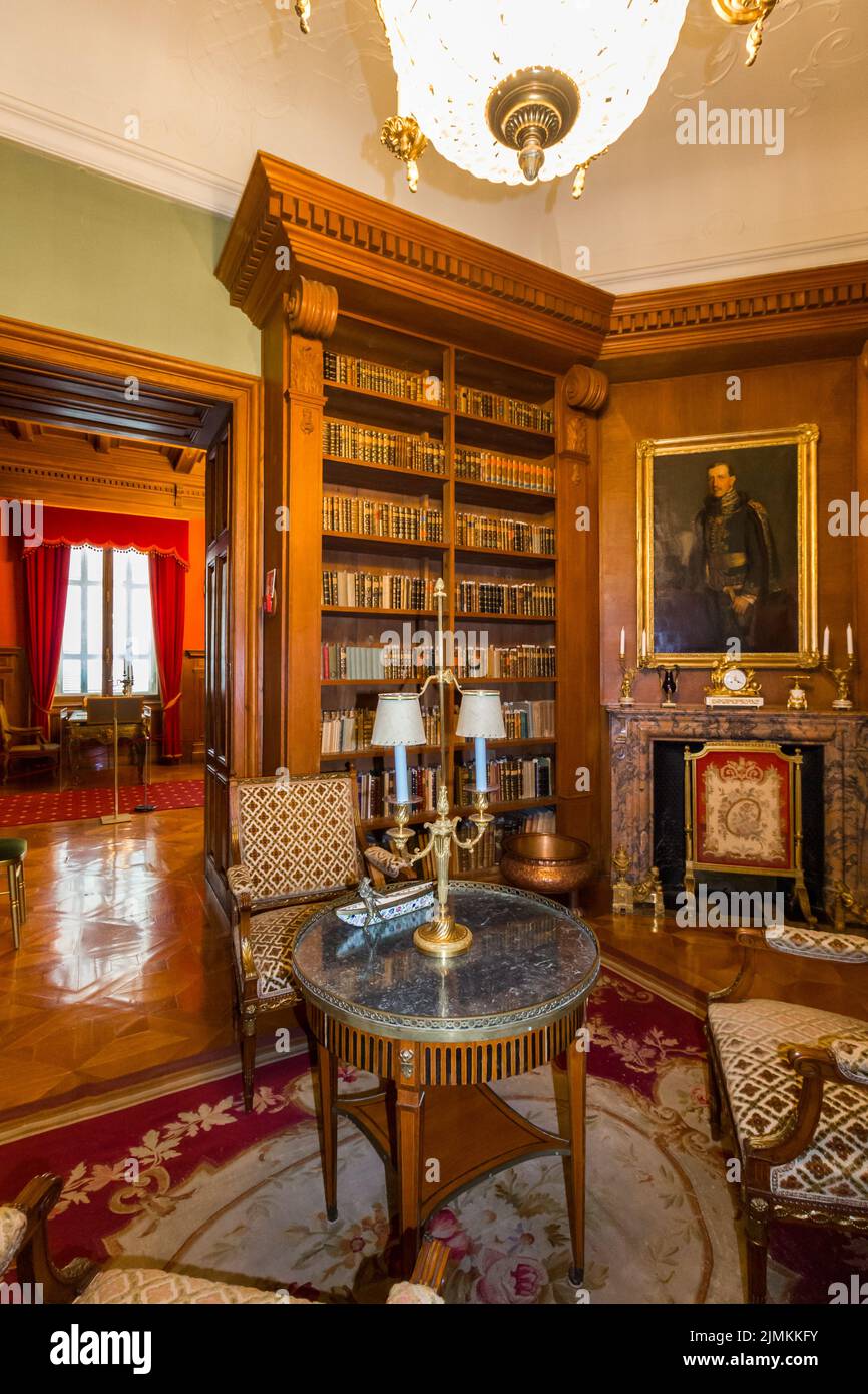 The Small Library, furnished in 1938, Helikon Palace Museum (Festetics ...