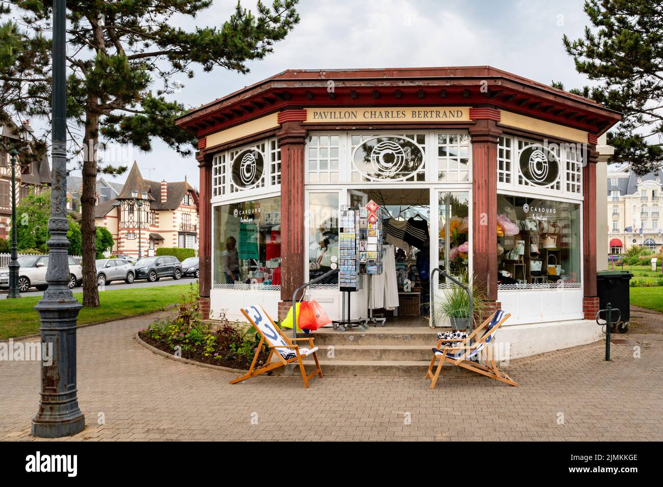 The Charles Bertrand Pavillon of Cabourg, France Stock Photo - Alamy