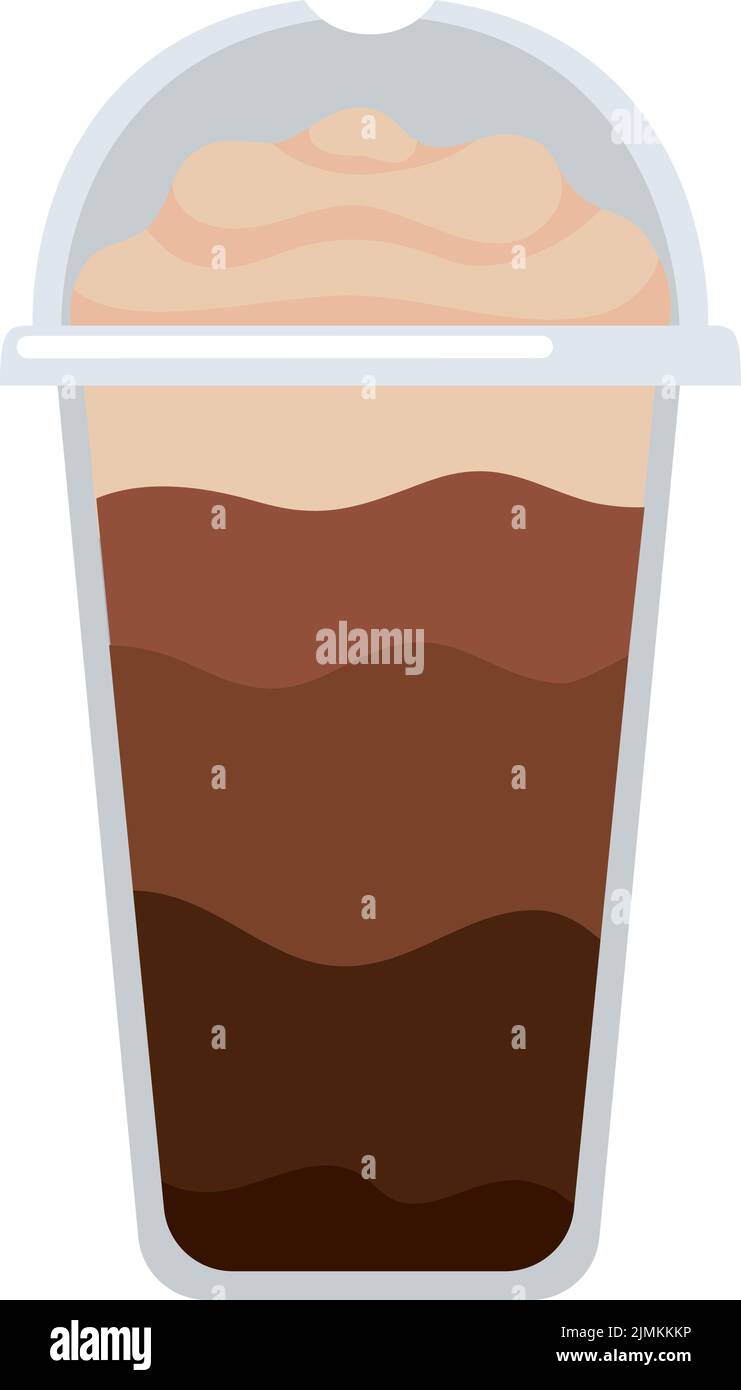 ice coffee illustration Stock Vector Image & Art - Alamy