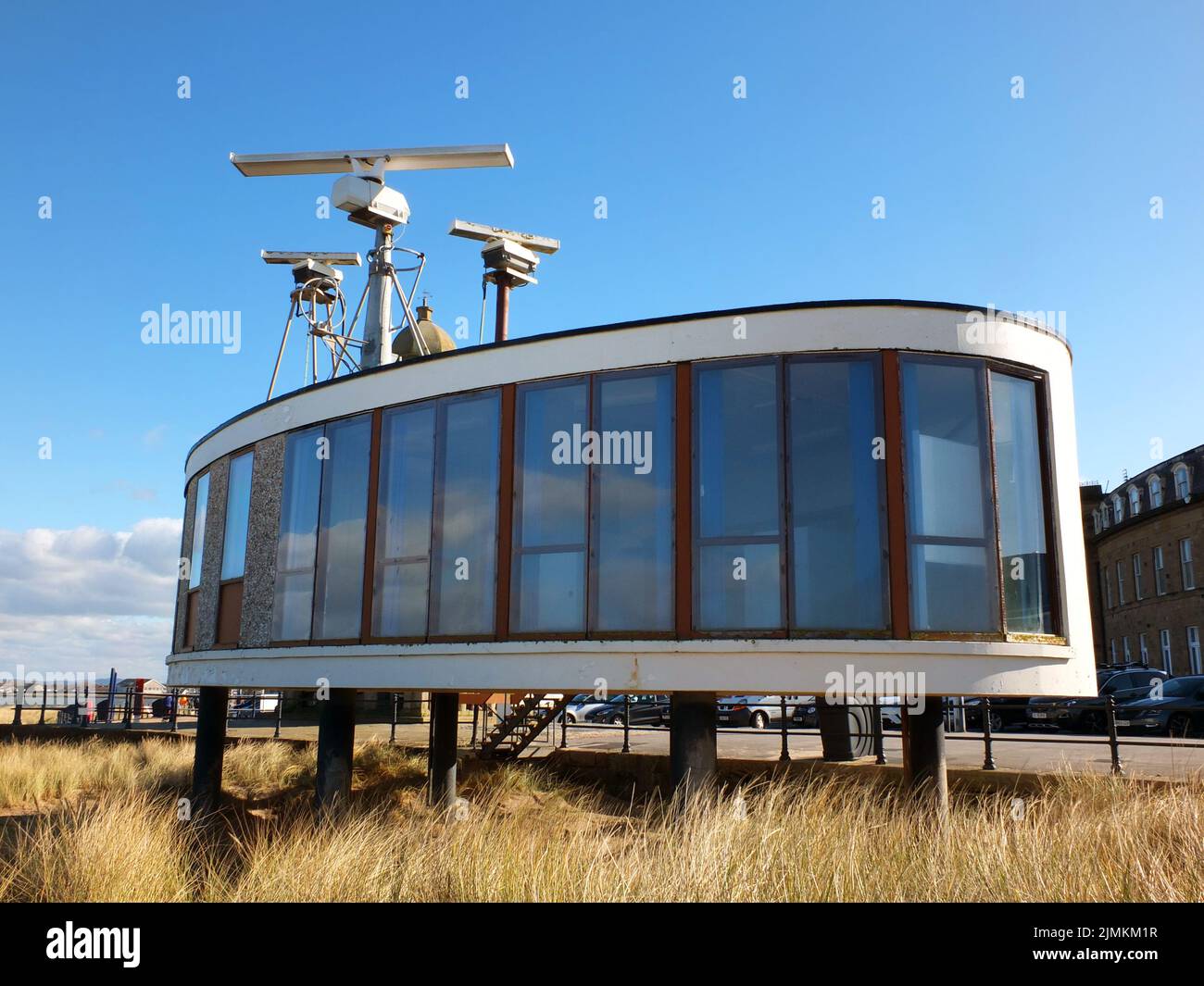 The coastal radar station in Fleetwood Lancashire, a 1960s concrete ...