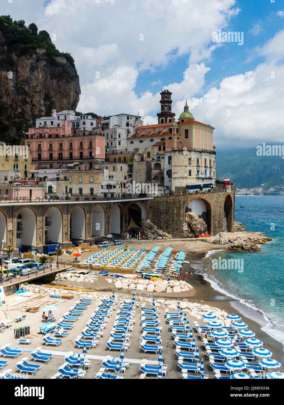 View of the lido of Arani Stock Photo - Alamy