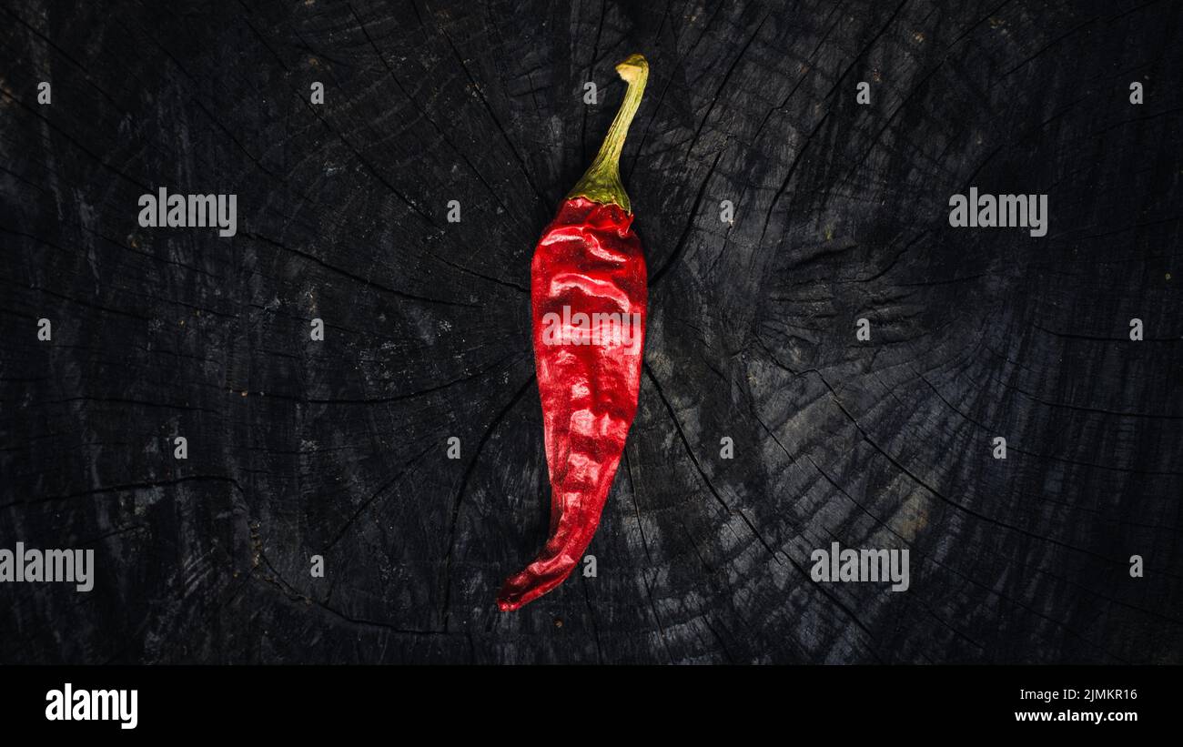 organic food condiment red hot chili pepper Stock Photo - Alamy