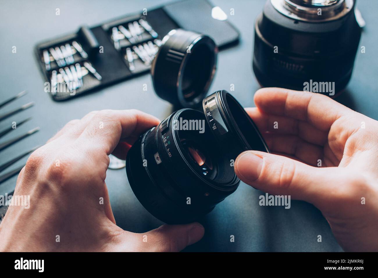 electronic device expertise photo camera lens Stock Photo - Alamy