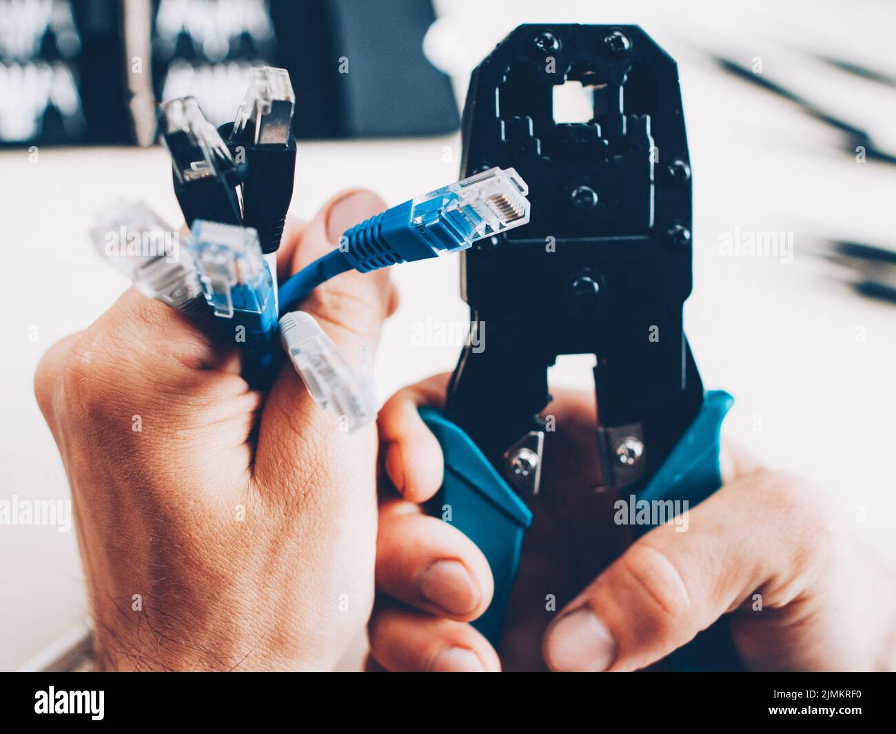 Technical cables hi-res stock photography and images - Alamy