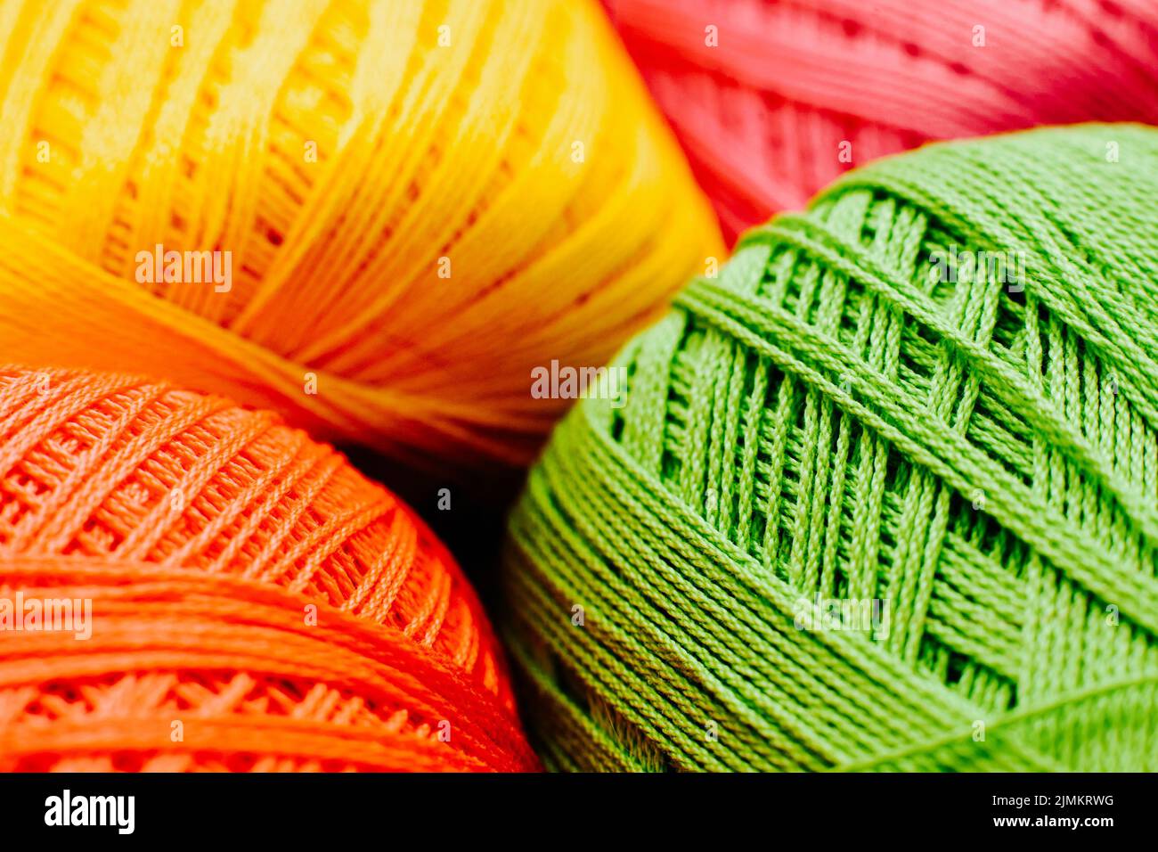 diy knitting creative hobby leisure craft threads Stock Photo - Alamy