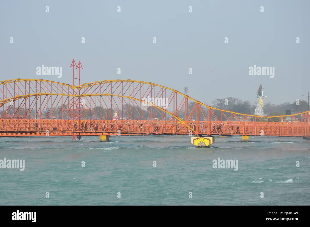 Ganga bridge view hi-res stock photography and images - Alamy