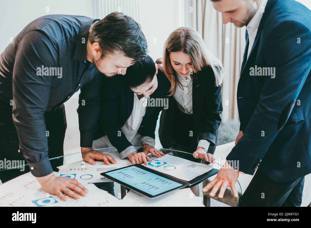 strategy planning business people ideas meeting Stock Photo - Alamy