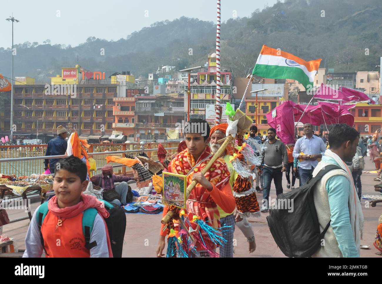 Haridwar, Uttarakhand, India - 02 25 2022: Maha Shivratri - People ...