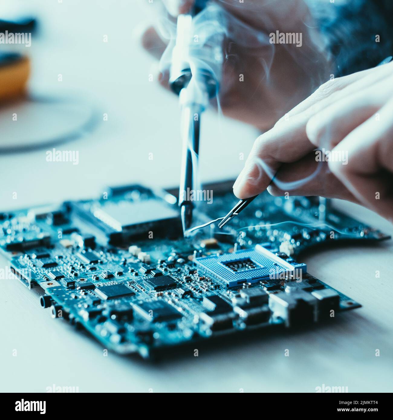 electronic engineering hardware maintenance Stock Photo - Alamy