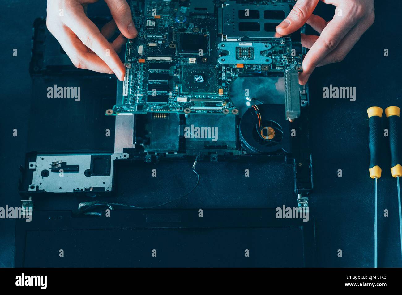 microelectronics science computer engineering Stock Photo - Alamy