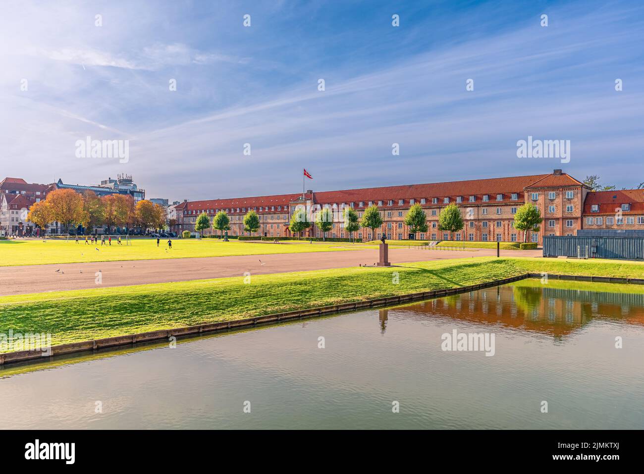 Central pavilion of Rosenborg Barracks of the Royal Danish Life Guard ...