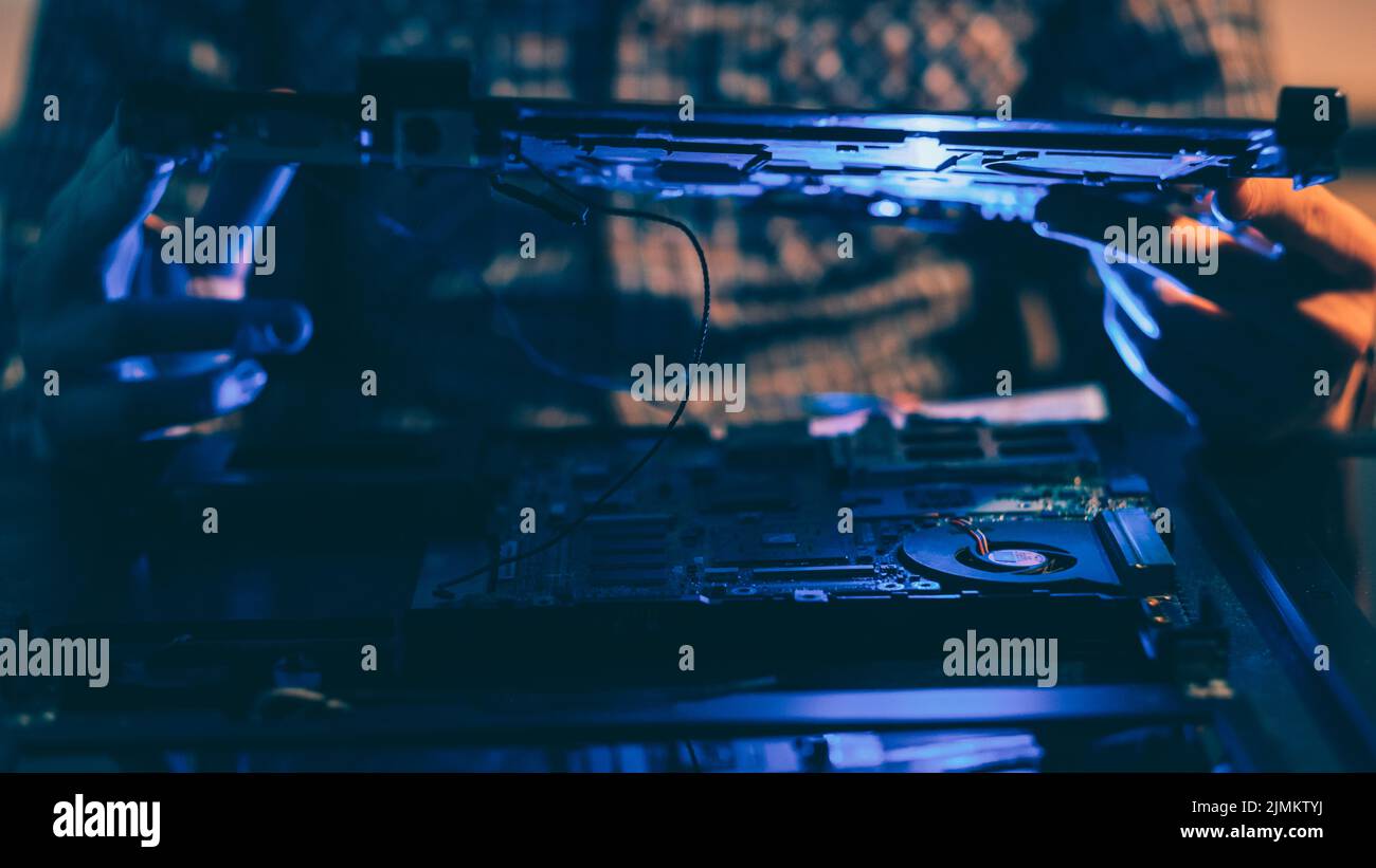 information technology computer engineering laptop Stock Photo - Alamy