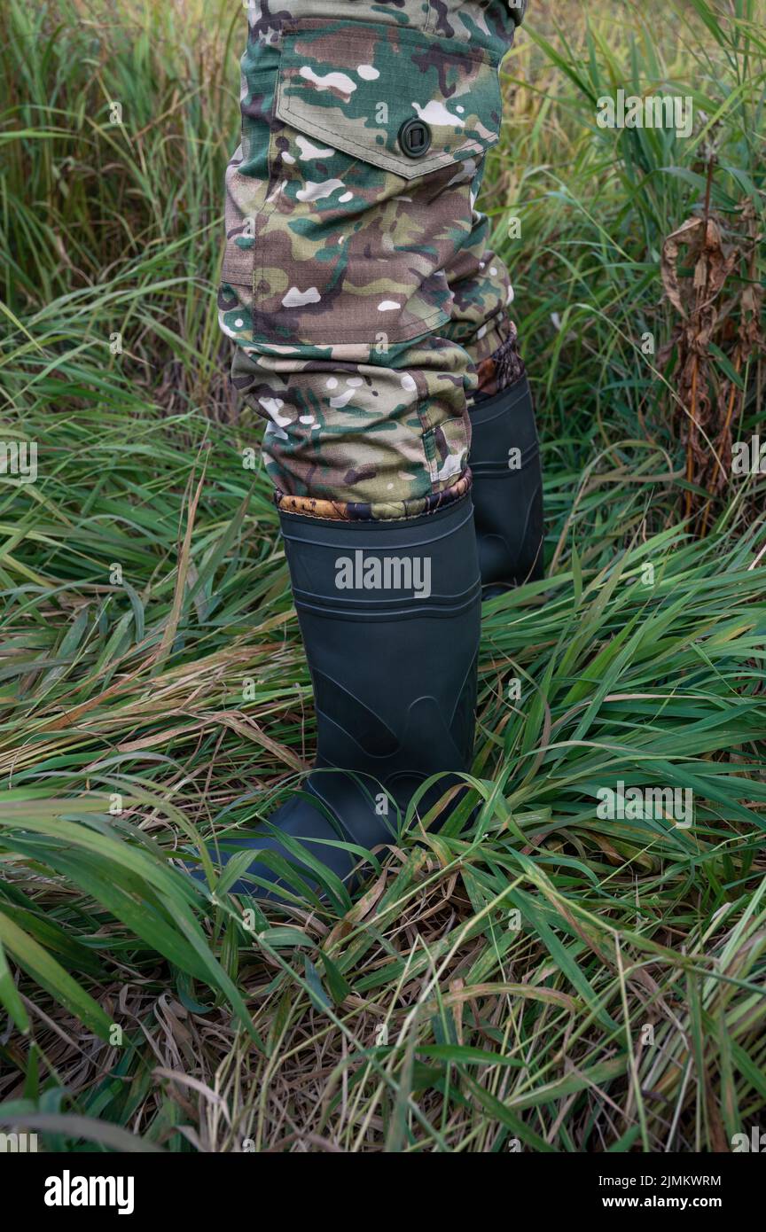 Hunter uniform closeup Stock Photo - Alamy