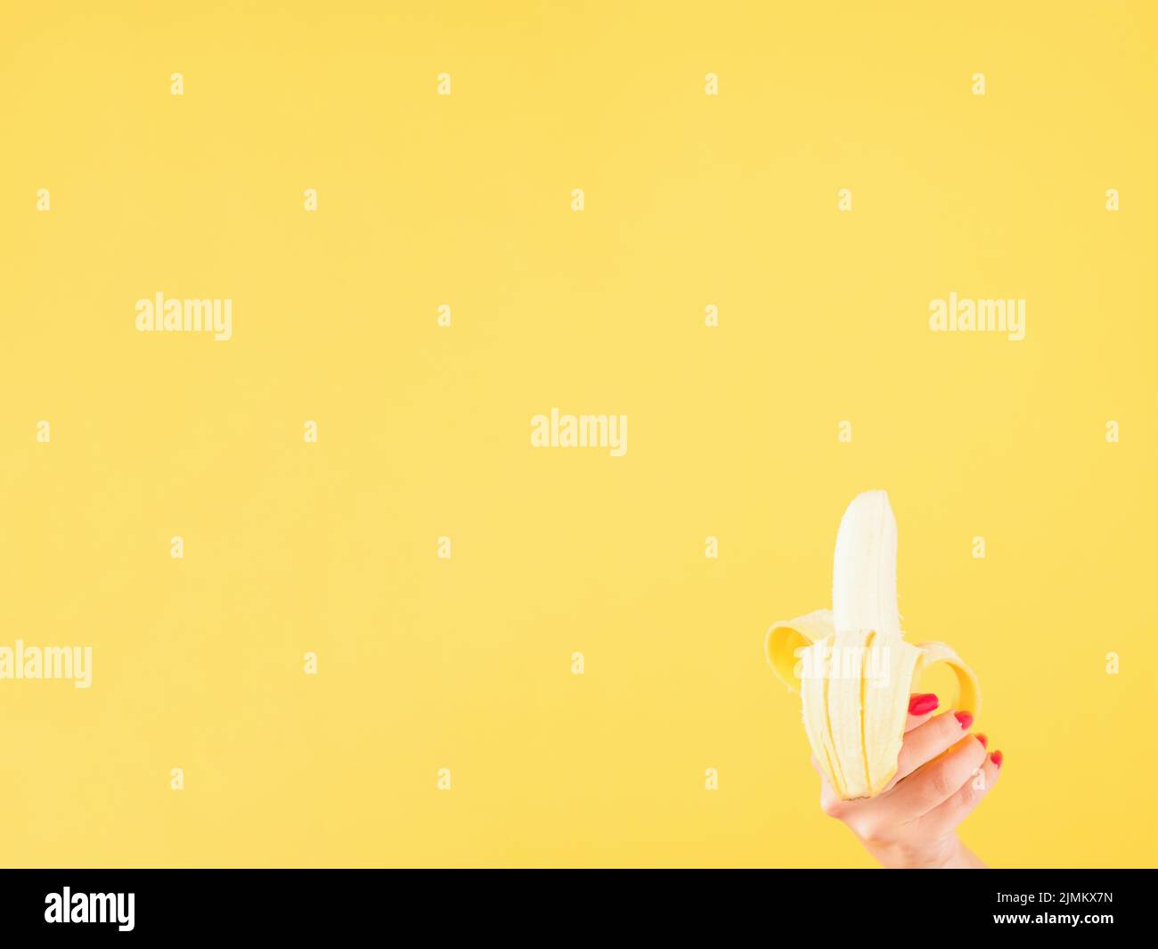 vegetarian lifestyle exotic natural fruit banana Stock Photo - Alamy